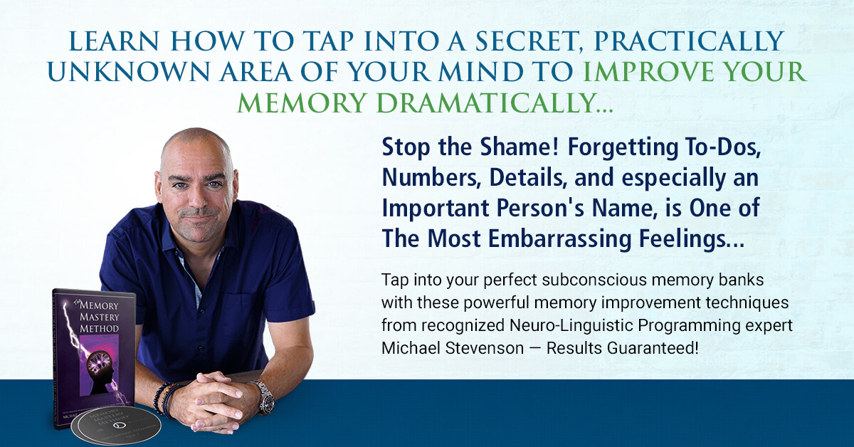 Improve Your Memory with Michael Stevenson's Memory Mastery Method ...